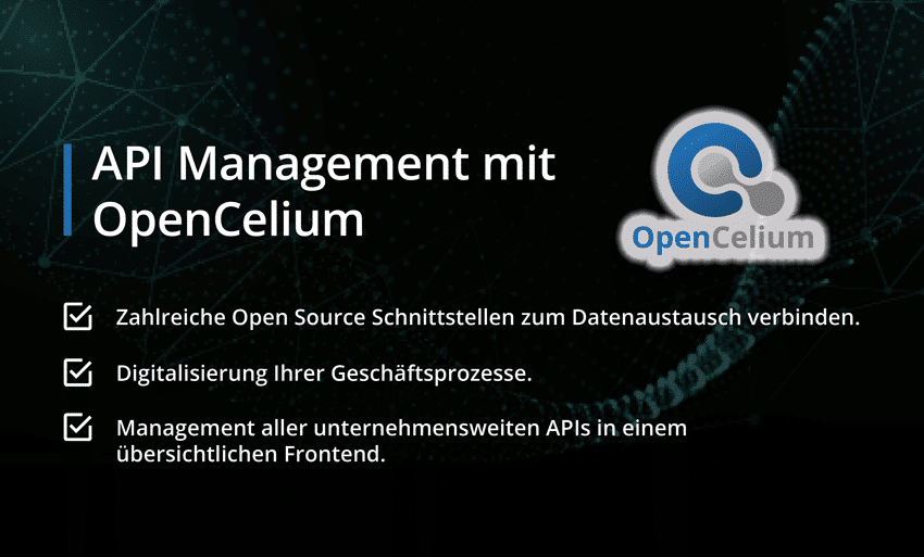 API Integration mit OpenCelium | Open Source API-Schnittstelle